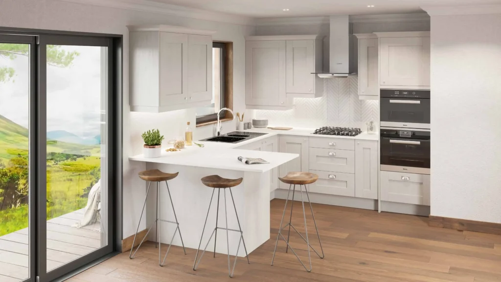 Fenwick Kitchen in White - Barry & Byrne Kitchens